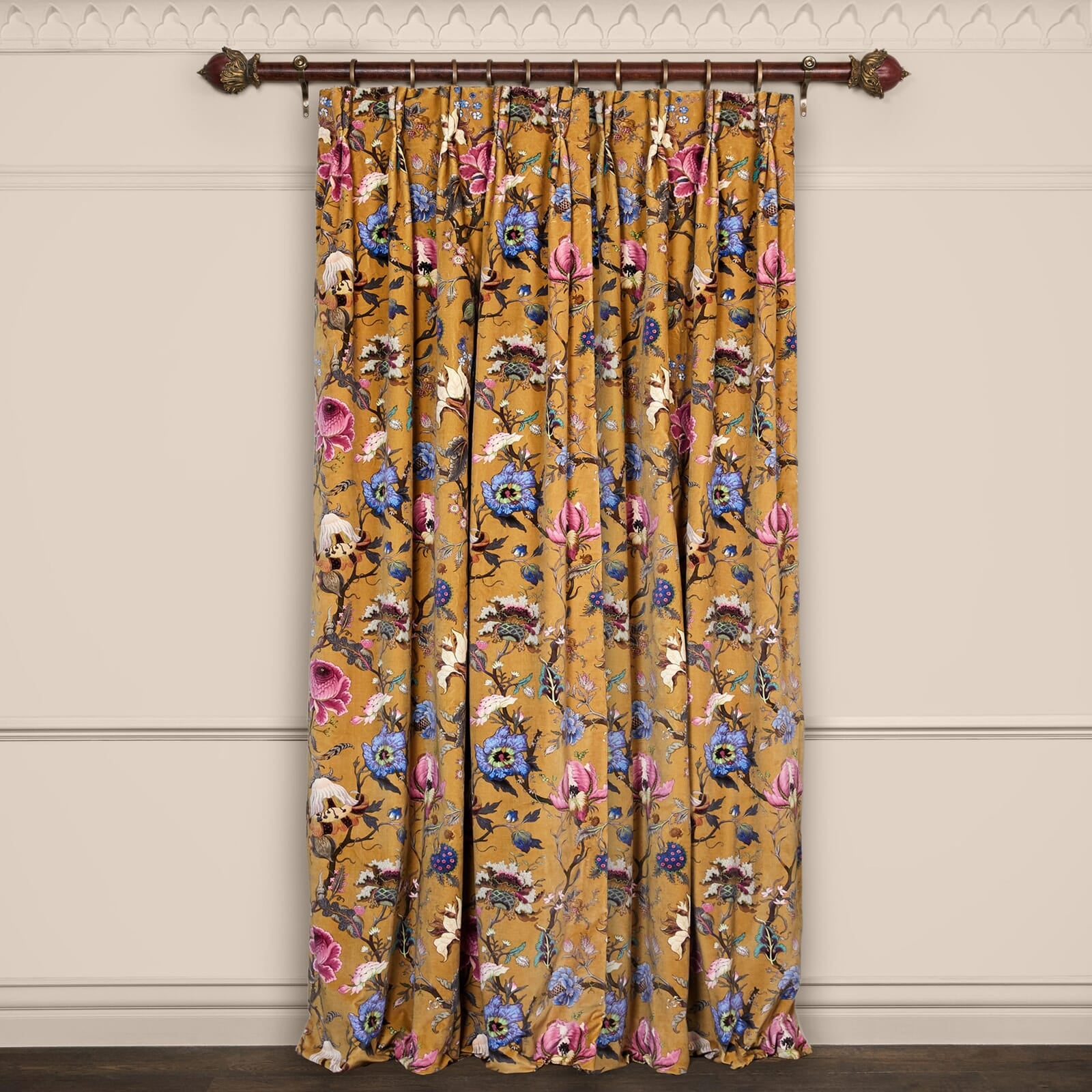 ARTEMIS Velvet Curtain - Bronze – House of Hackney US