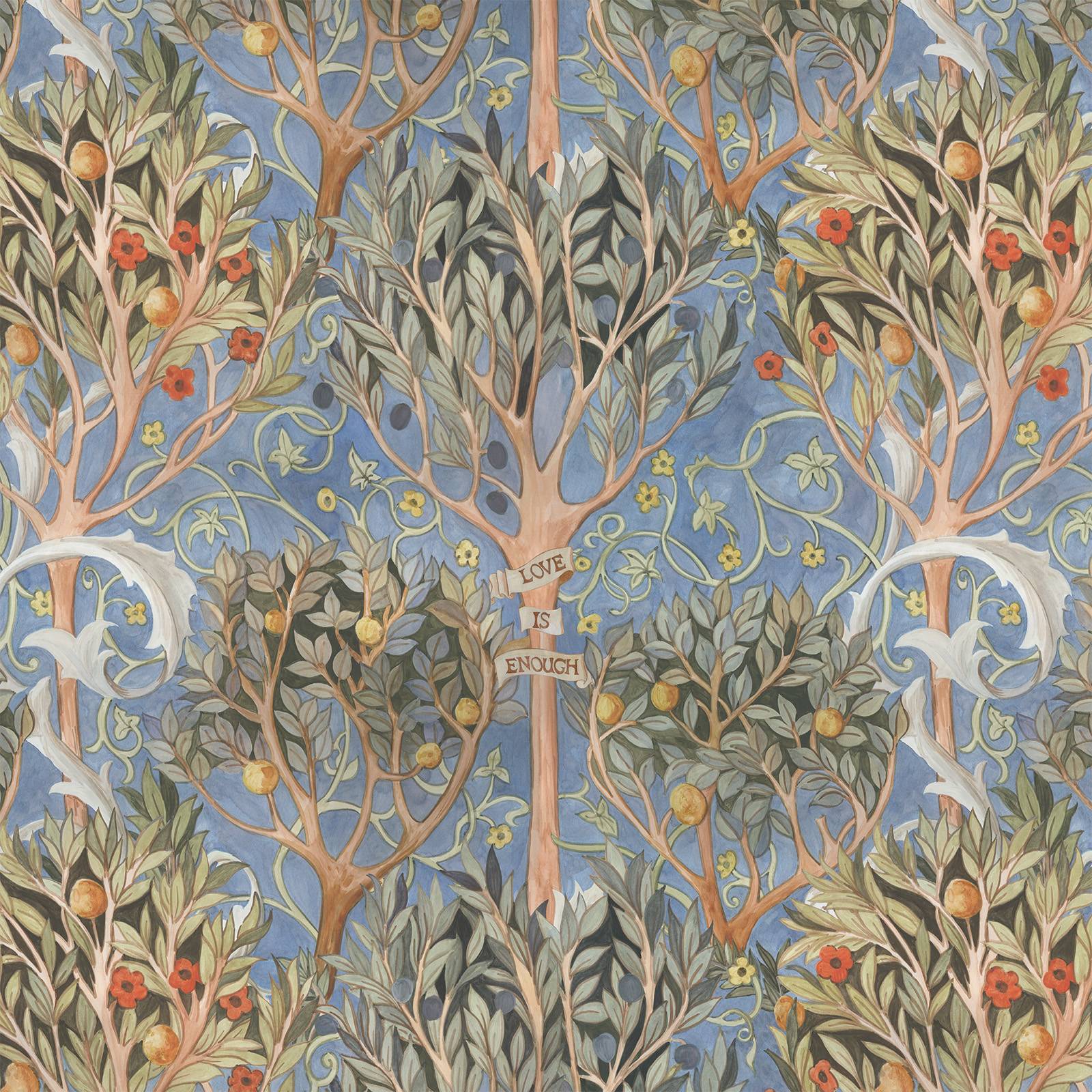 EARTHLY PARADISE Wallpaper - Celestial Blue – House of Hackney US